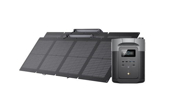 Ecoflow DELTA 2 Max + 110W Portable Solar Panel*2 - DELTA 2 Max + 110W ...