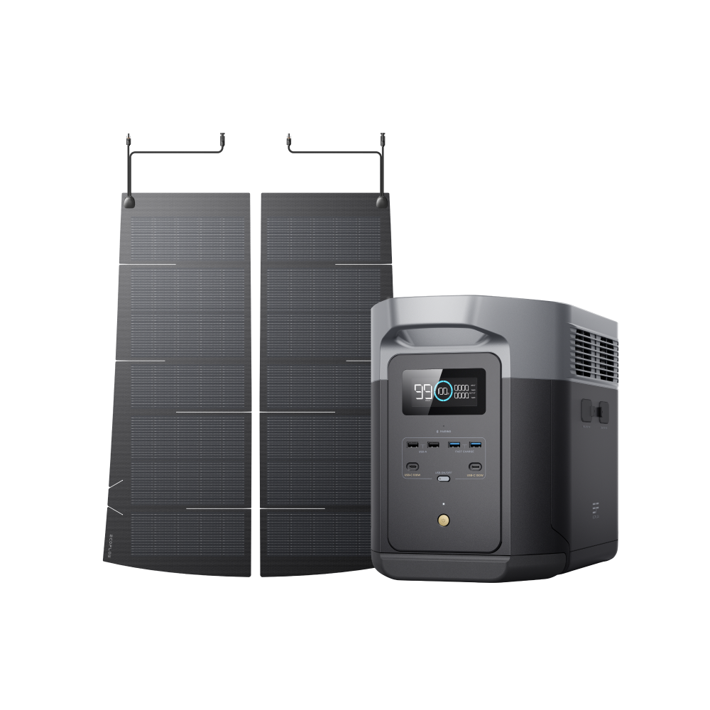 EcoFlow HeatGuard Solar Film - DELTA 2 Max + Tesla Model 3 256W EV ...