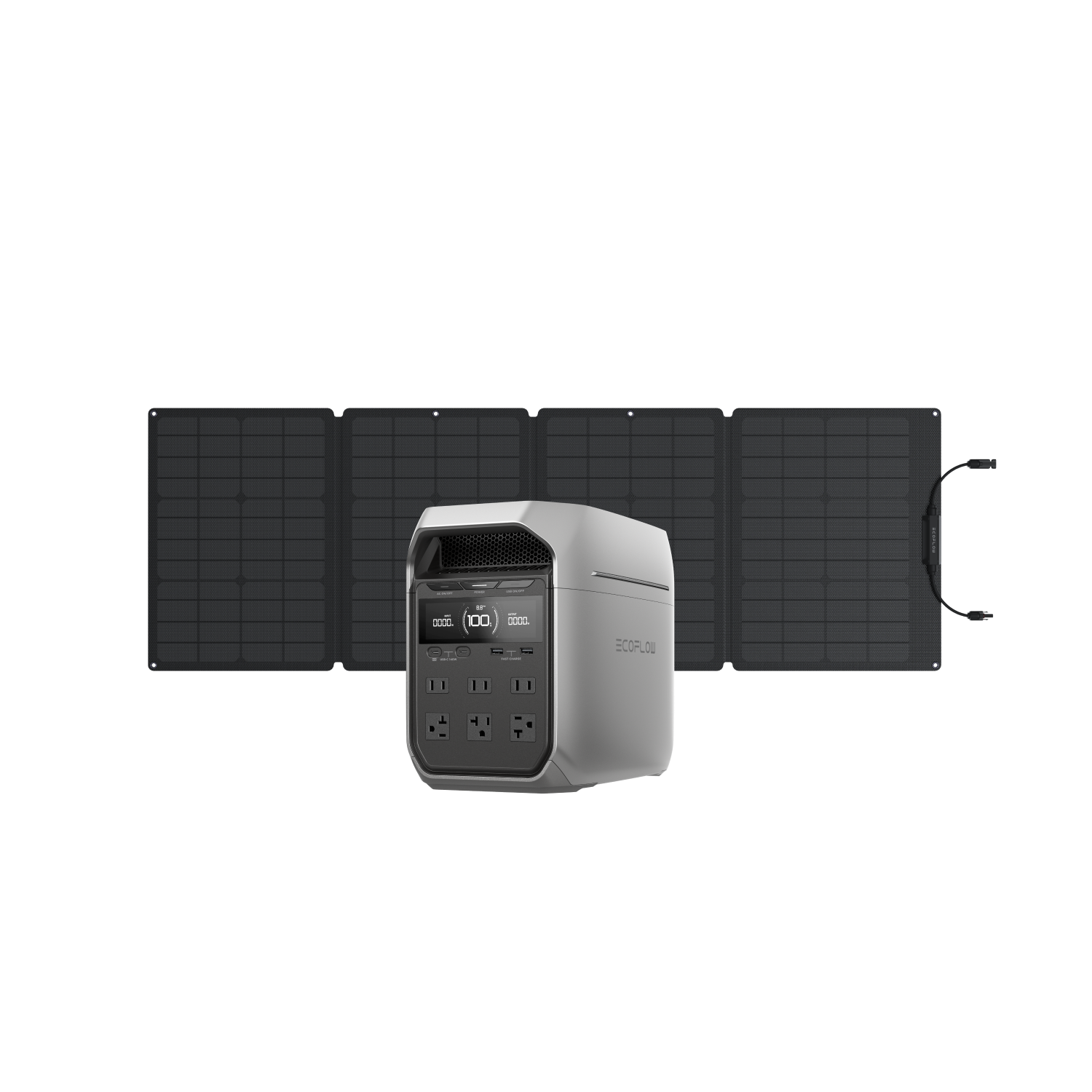 EcoFlow DELTA 3 Series Solar Generator (PV110W) | EcoFlow CA - DELTA 3 ...