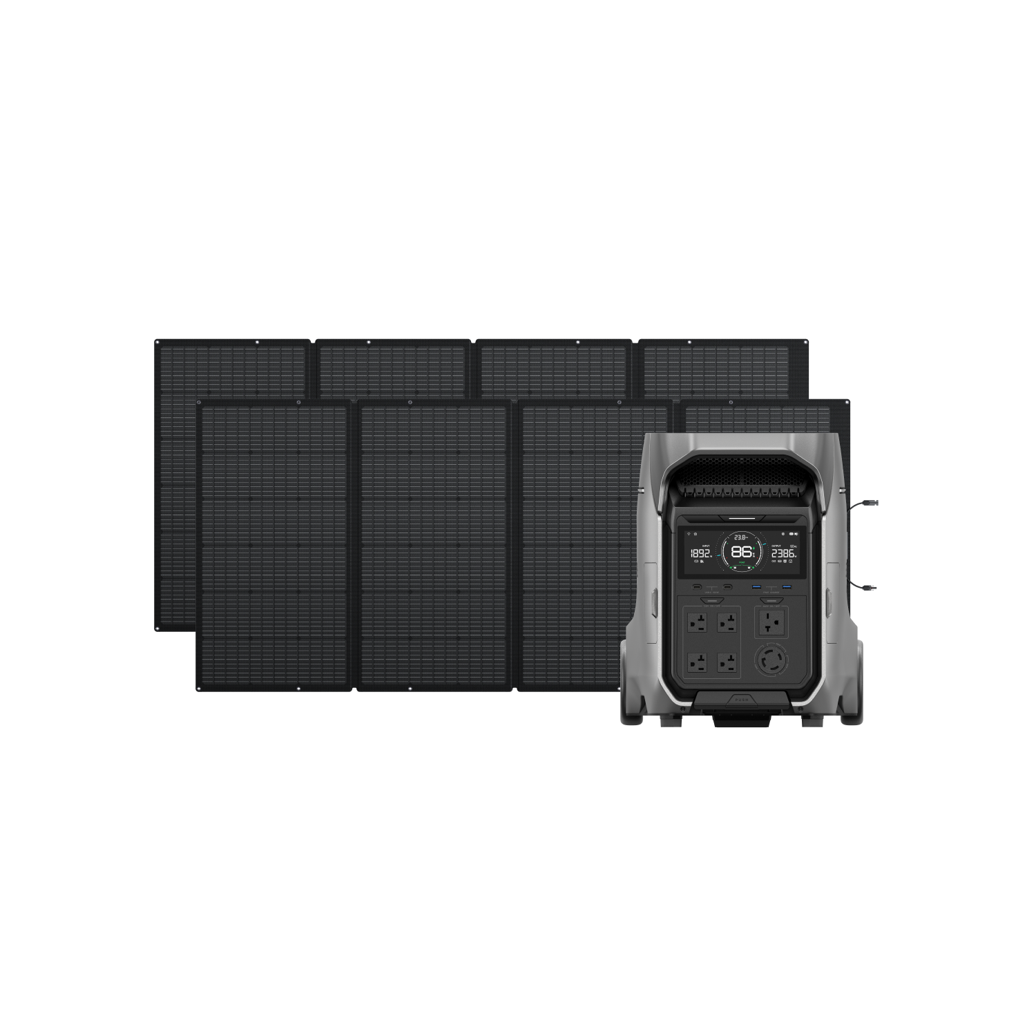 DELTA Pro 3 Solar Generator (PV400W) | EcoFlow - DELTA Pro 3 + 2*400W