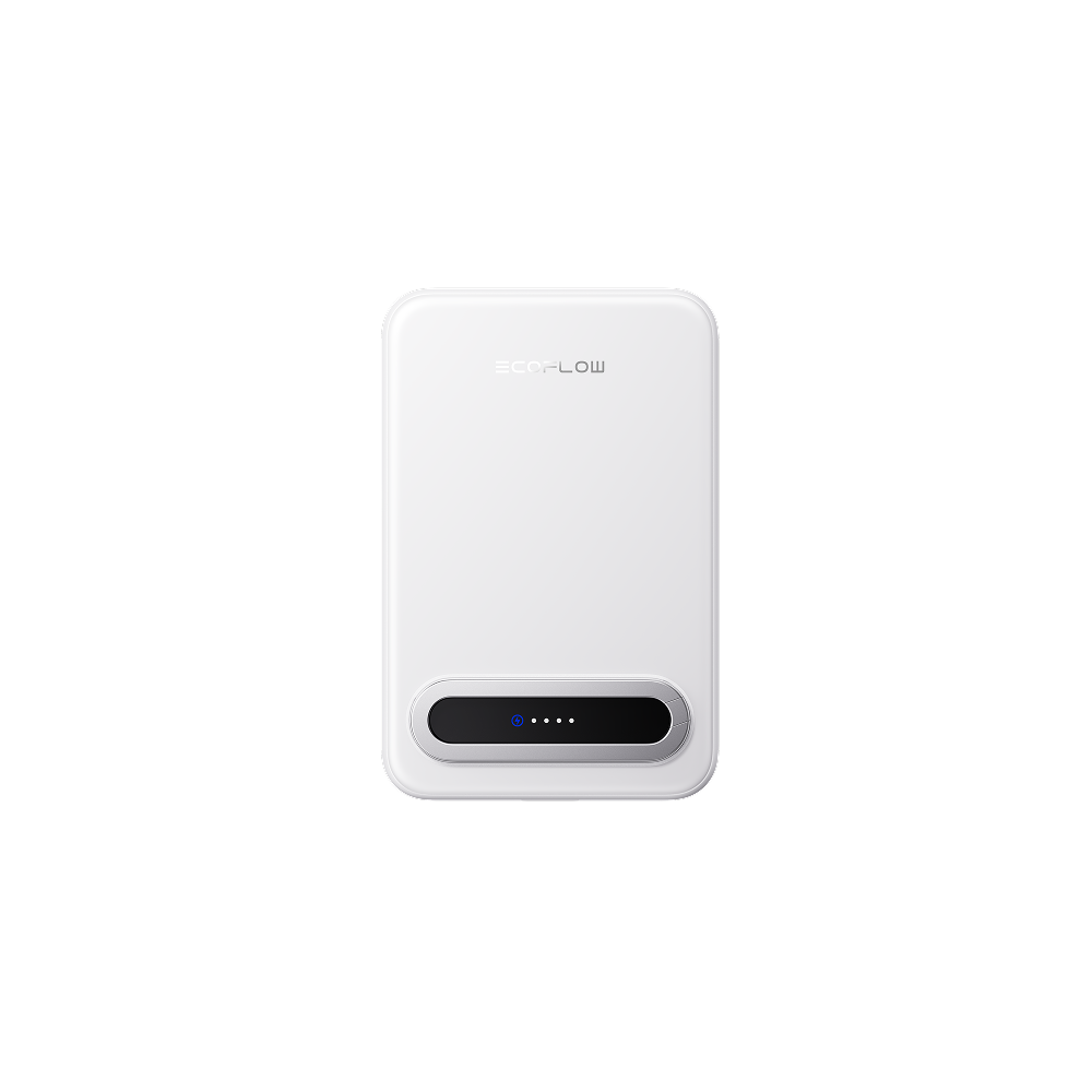 EcoFlow RAPID Mag Qi2 Magnetic Power Bank (10,000mAh, 15W) - White