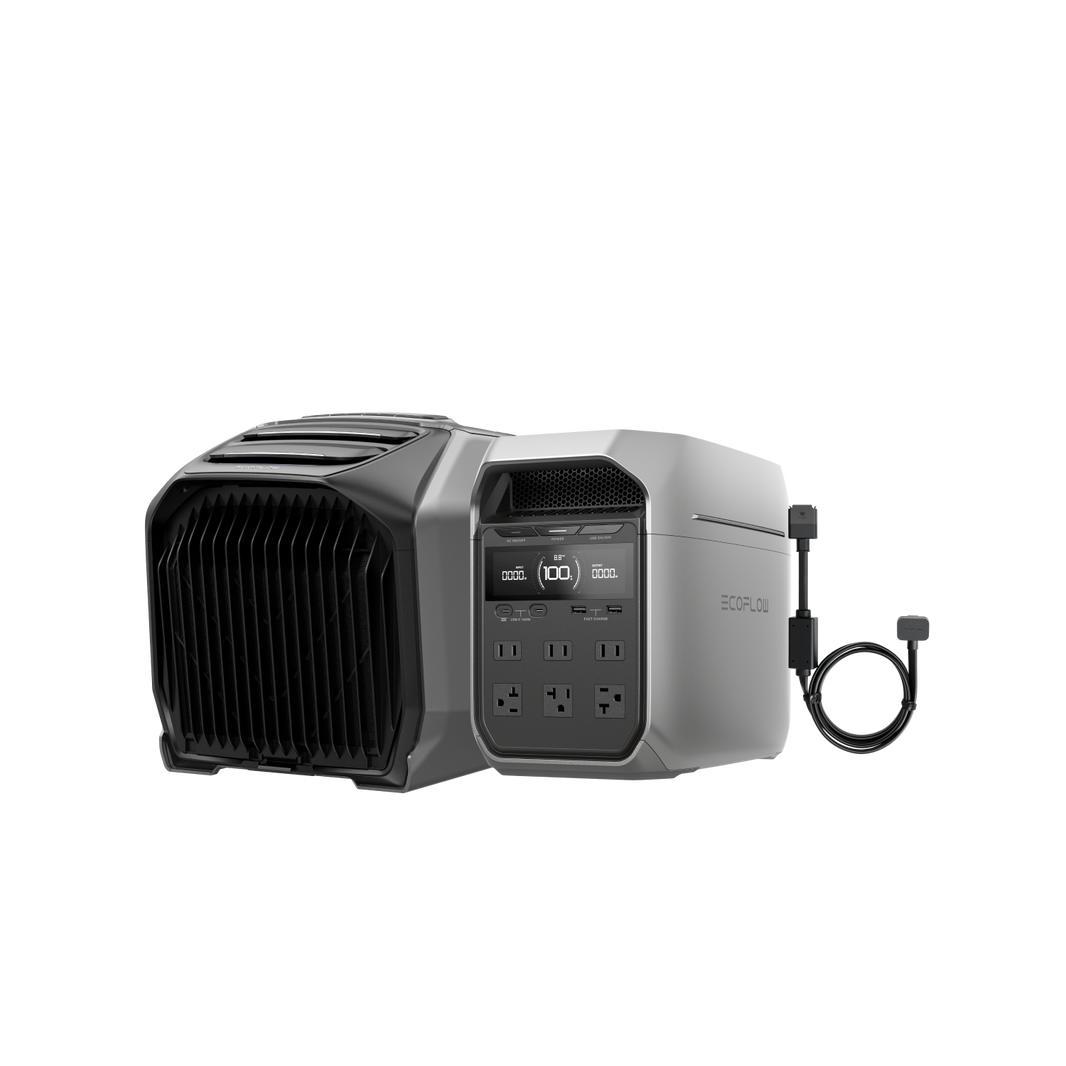 EcoFlow WAVE 3 Portable Air Conditioner - WAVE 3 + DELTA 3 Plus